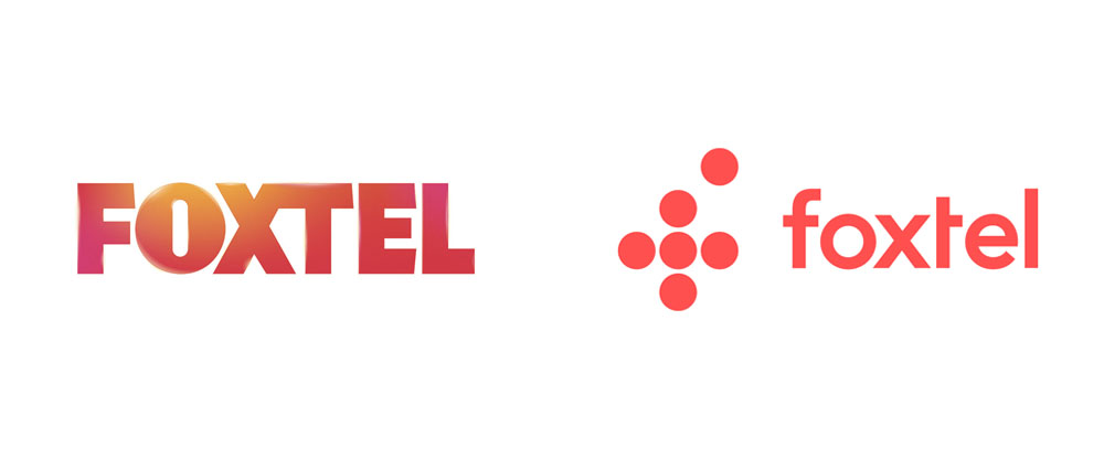 澳大利亚有线电视台Foxtel品牌标志更换_电视台logo改造-力英品牌设计顾问公司